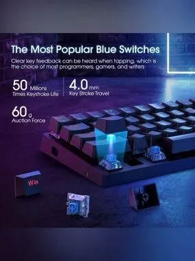 Computers, Laptops & Parts | Rgb Mechanical Gaming Keyboard With Blue ...